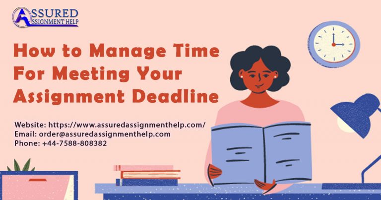 How to Manage Time For Meeting Your Assignment Deadline
